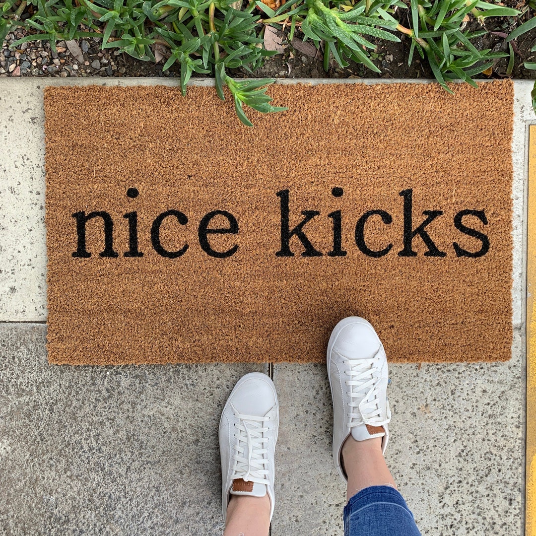 Nice Kicks Doormat, Funny Welcome Mat, Funny Doormat, Nice Shoes ...