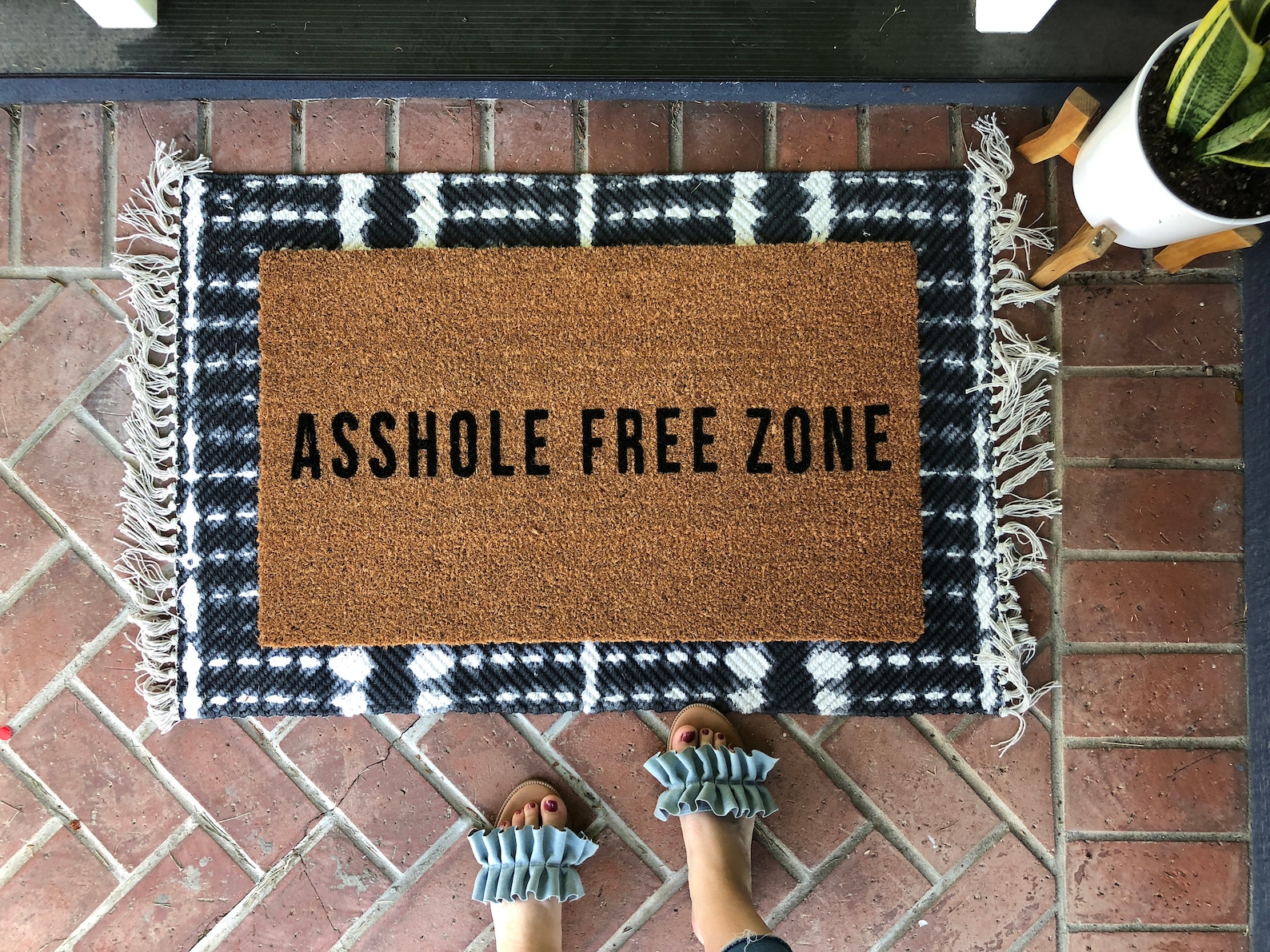 Rude Doormat Asshole Doormat Cuss Word Doormat Front Door - Etsy