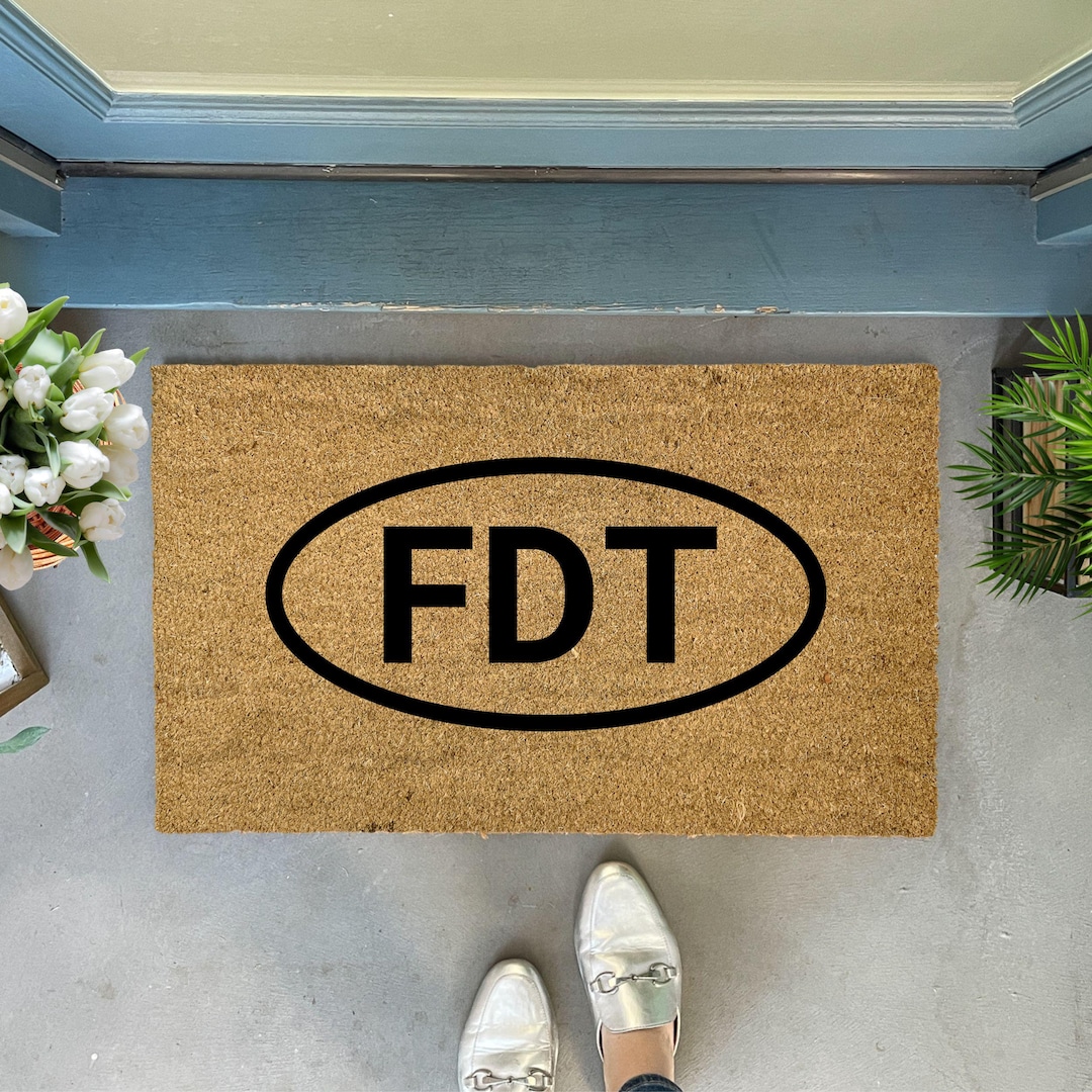 FDT Doormat, Fuck Donald Trump Door Mat, Subtle FDT, Resist Sign, Anti ...