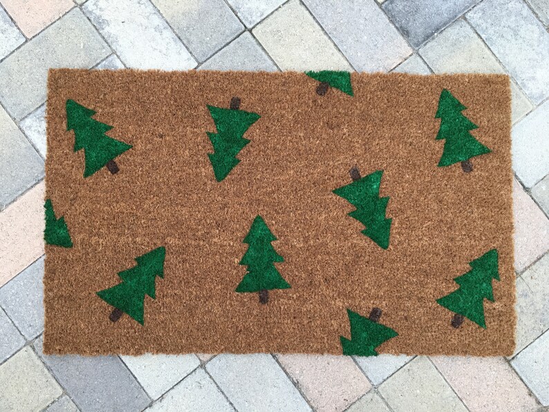 Holiday Doormat, Custom Welcome Mat, Christmas Decor, Christmas Doormat ...