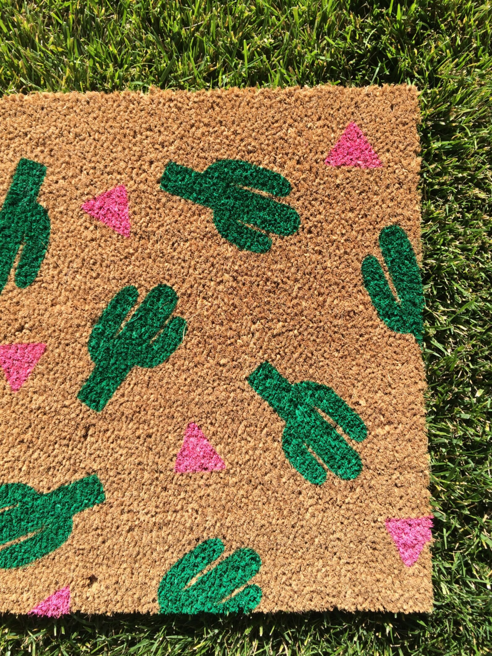 Cactus Door Mat Cute Welcome Mat for Front Porch Trendy Home - Etsy
