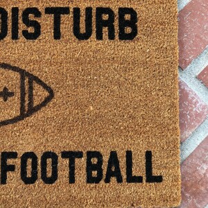 Football Doormat, Fathers Day Gift, Football Lover Gift, Funny Doormats ...