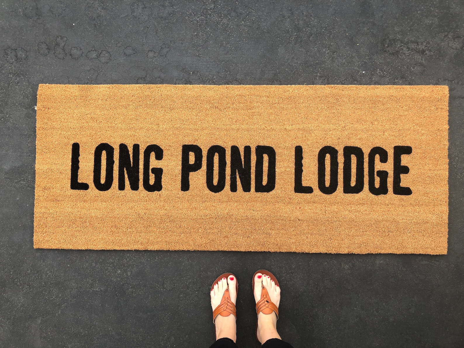 Custom Double Door Mat Extra Long Welcome Mat Large Doormat | Etsy