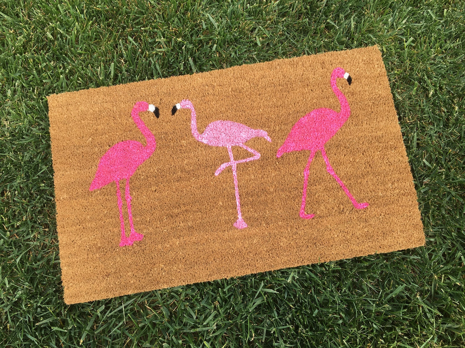 Flamingo Doormat Summer Doormat Outdoor Funny Doormat Front - Etsy