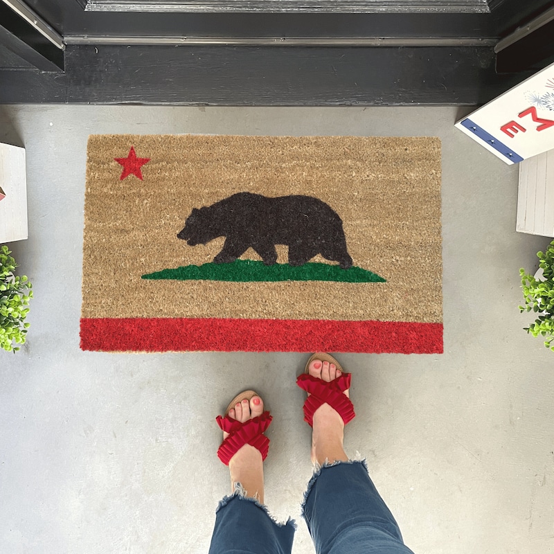 Home California Door Mat - Etsy