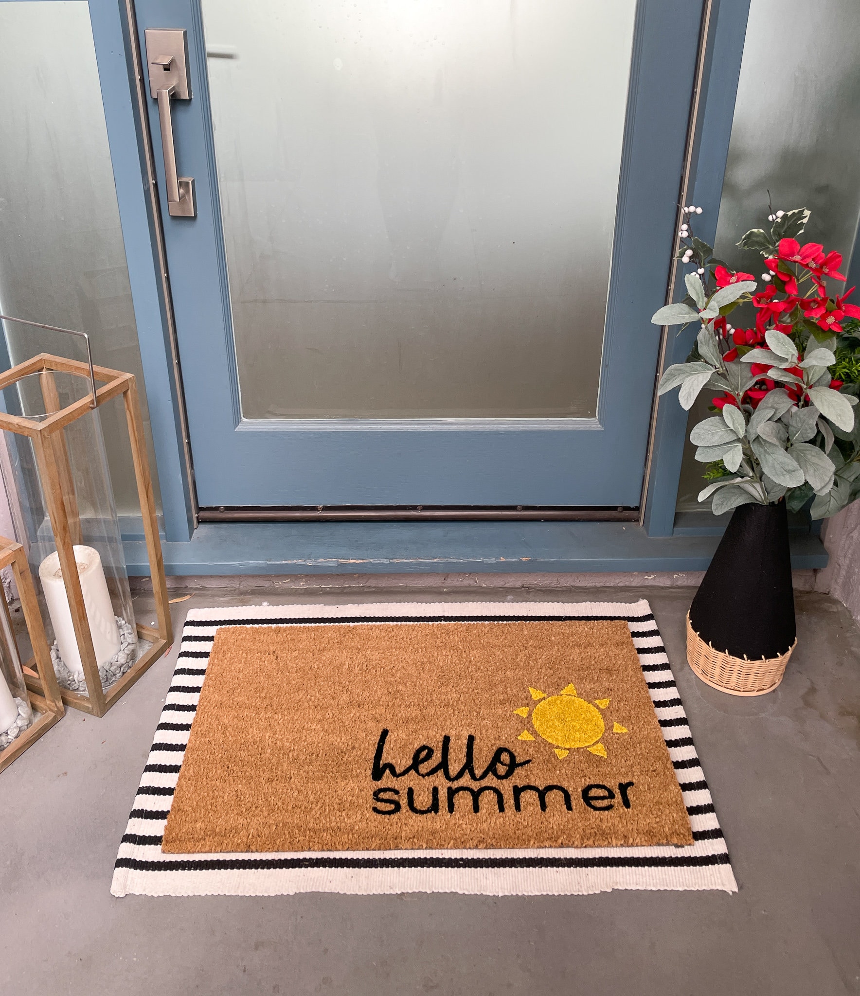Sun Doormat Summer Doormat Outdoor Good Day Sunshine Summer - Etsy UK