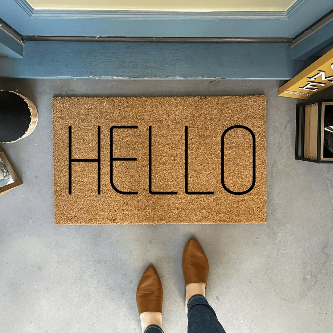 Modern Doormat, Ultra Modern Decor, Hello Doormat Home, Front Porch ...