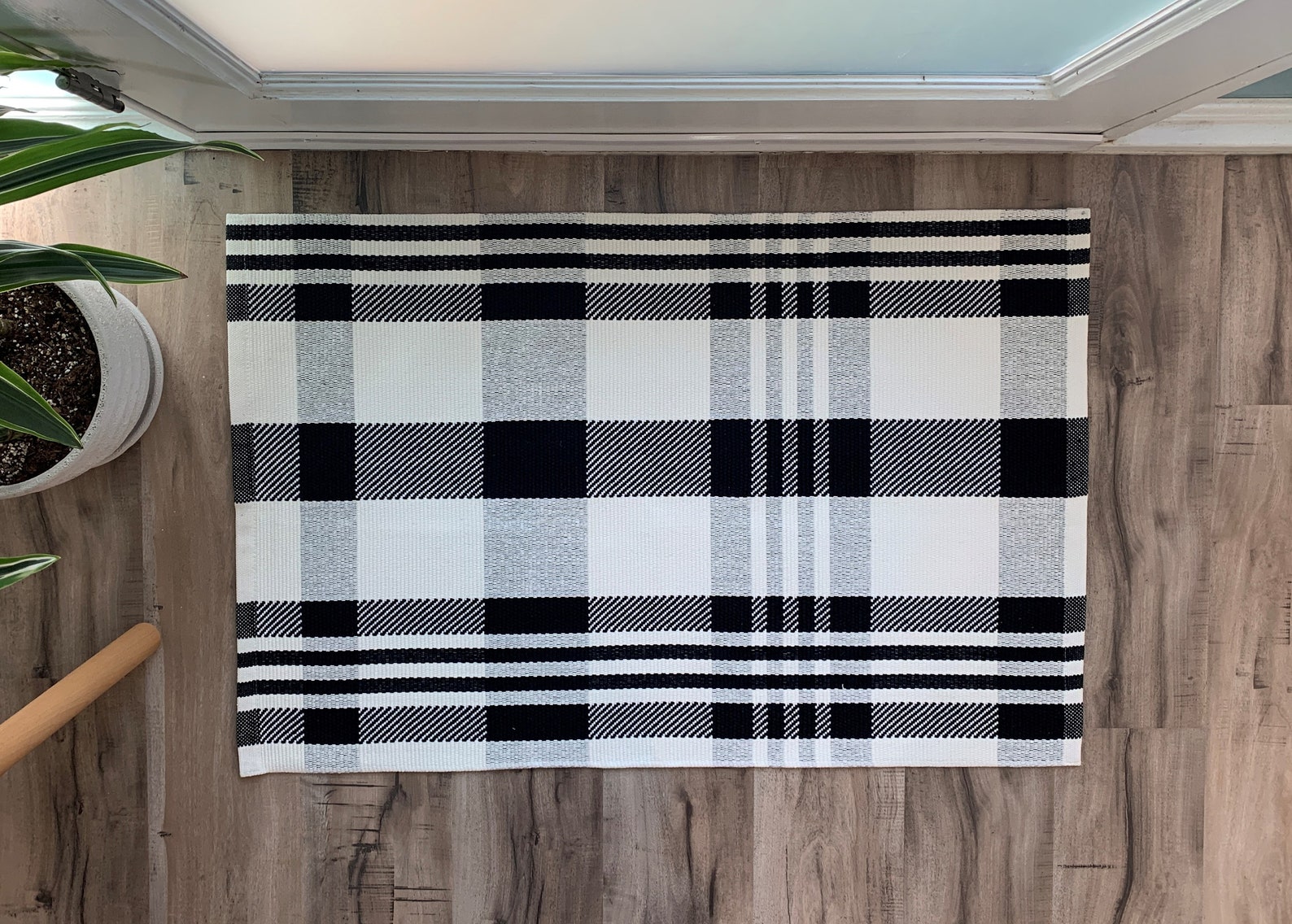 Buffalo Check Rug Doormat Layering Rug Buffalo Plaid Accent - Etsy