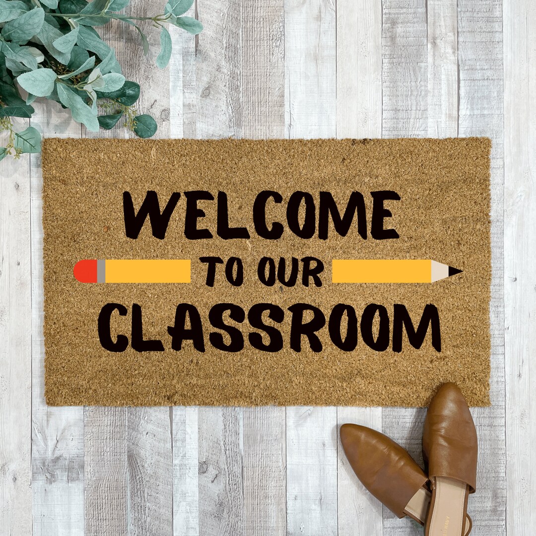 Classroom Doormat, Classroom Decor Elementary, Teacher Doormat for ...