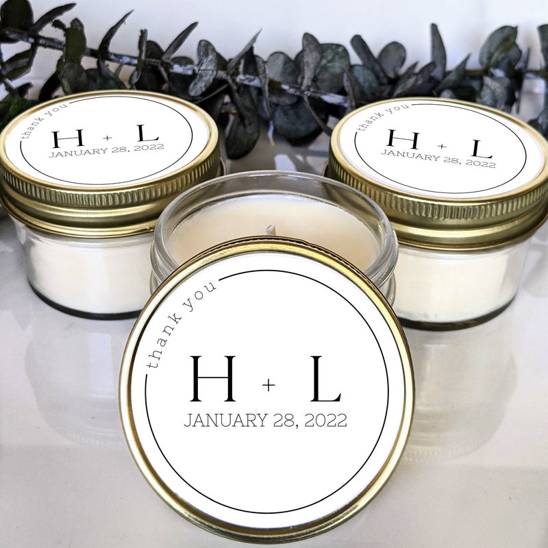 Monogram Candle - Etsy