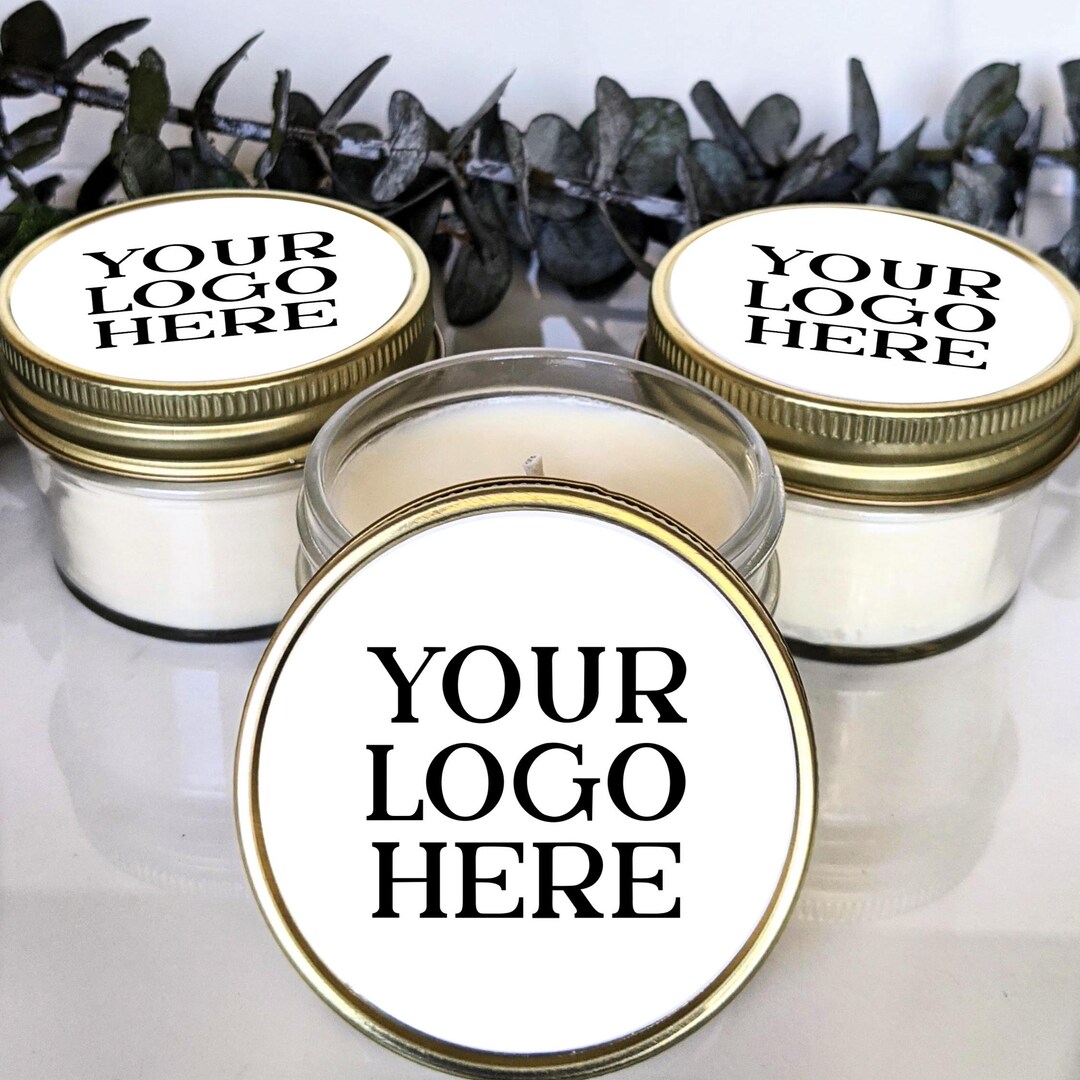 Bulk Set of Custom Candles for Client and Employee Appreciation Gifts ...