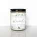 Natural Soy Candle Almond Scented | 7 Oz Jar Candle | Almond Scented ...