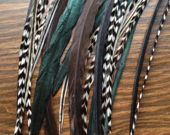 Rooster Hair Feather | Etsy