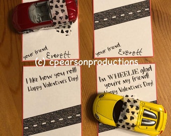 Hot wheels valentine | Etsy
