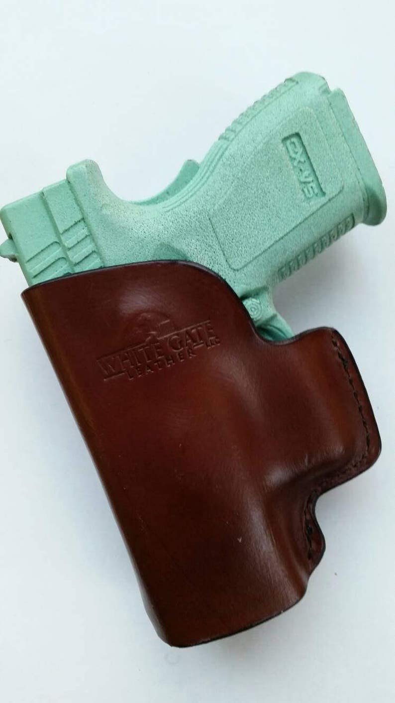 IWB Concealed Carry Springfield XD 40 Sub-compact Leather Holster - Etsy