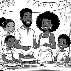 Cookout Coloring Pages - Etsy