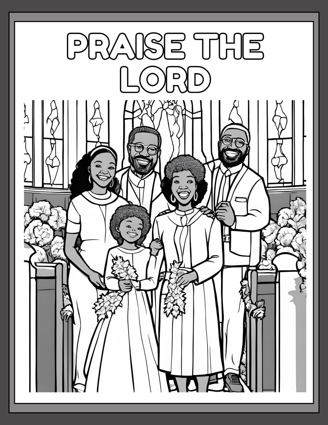 Praise the Lord Coloring Pages - Etsy