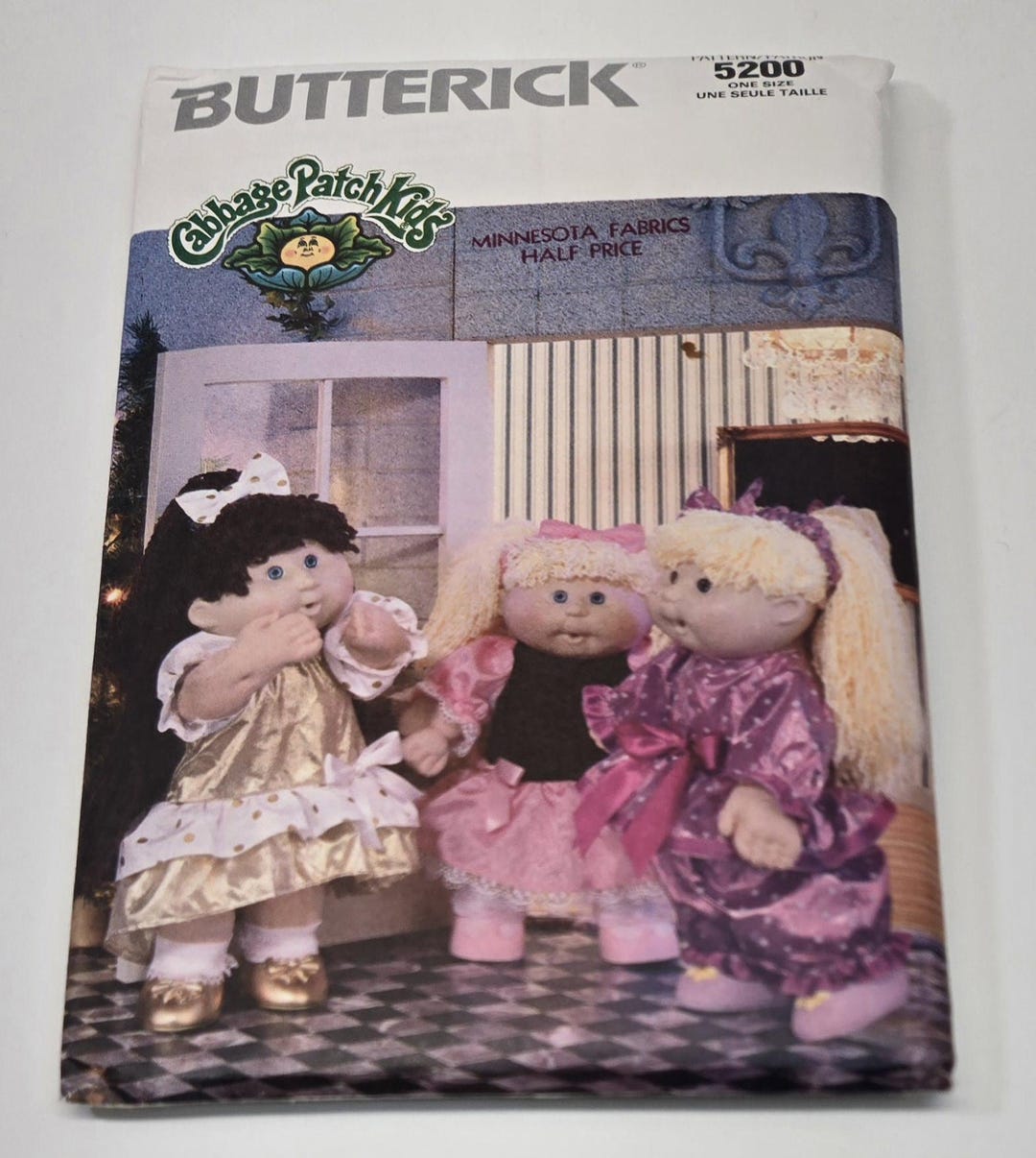 Butterick Sewing Pattern #5200 for Your Cabbage Patch Clothes - Etsy