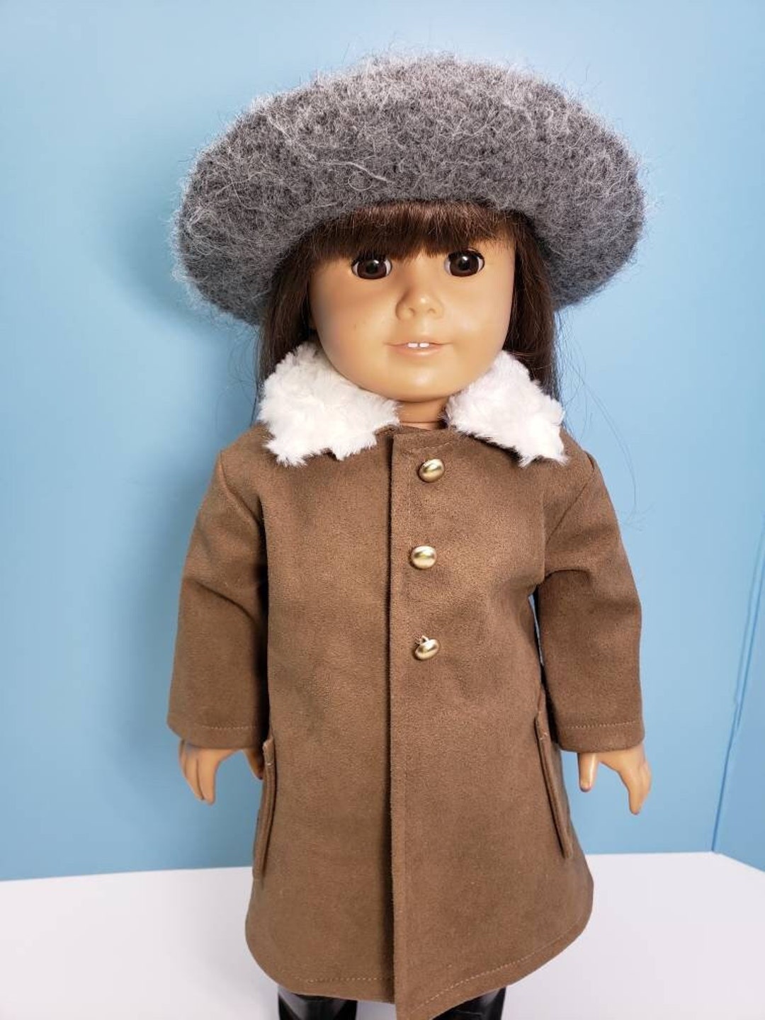 Hand Knit and Felted Doll Hats for Your 18 Doll Like American Girl or ...
