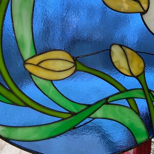 One Spring Night - Stained Glass PATTERN - Etsy