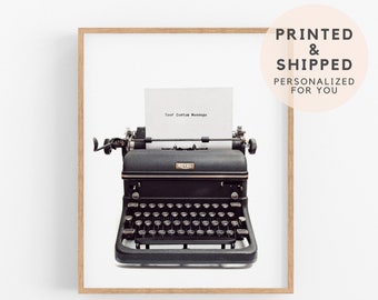 Retro Typewriter Poster - Etsy
