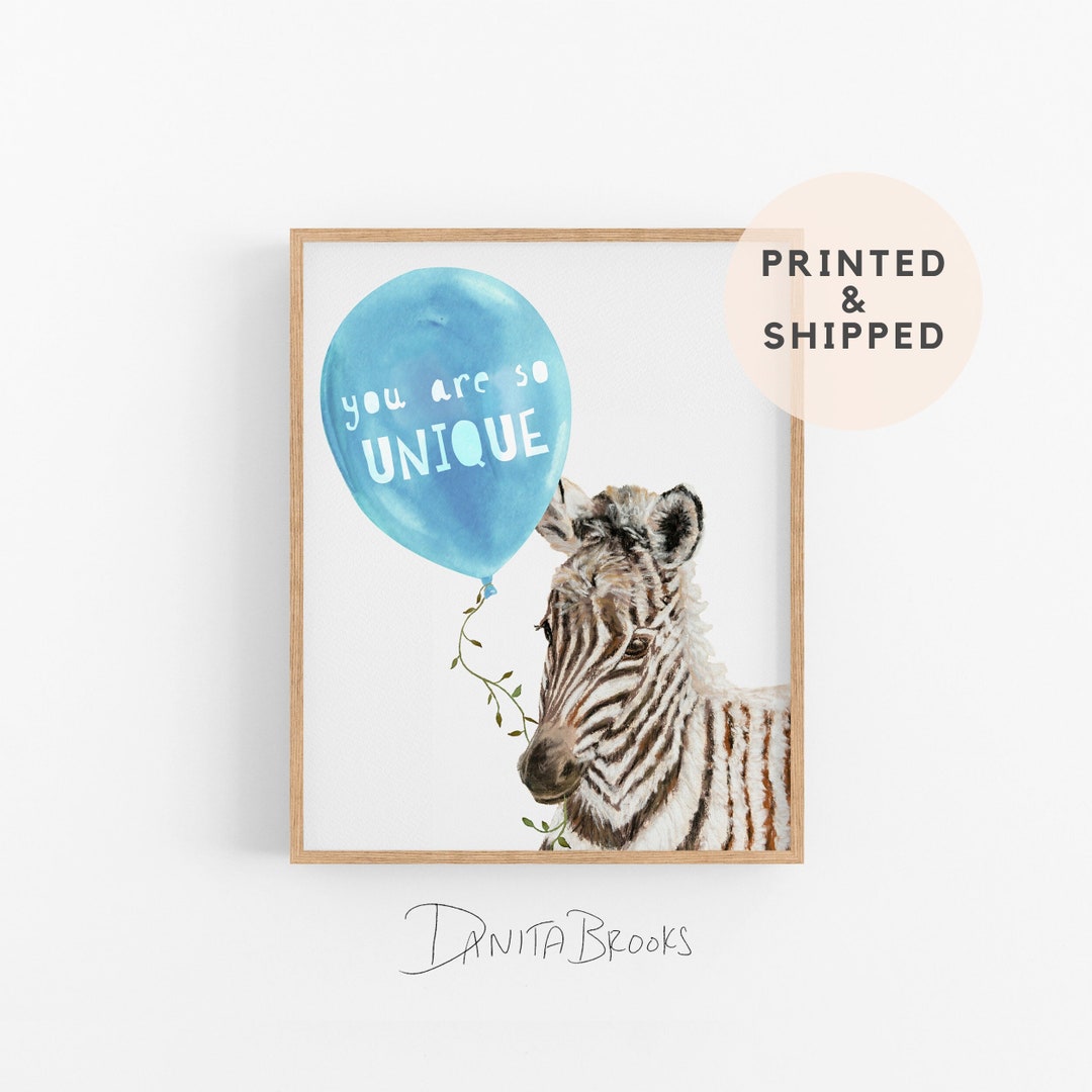Zebra Affirmation Print Baby Zebra Inspirational Quote Poster Baby ...