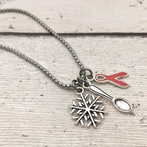 Multiple Sclerosis MS Awareness Necklace Orange Ribbon Spoon - Etsy