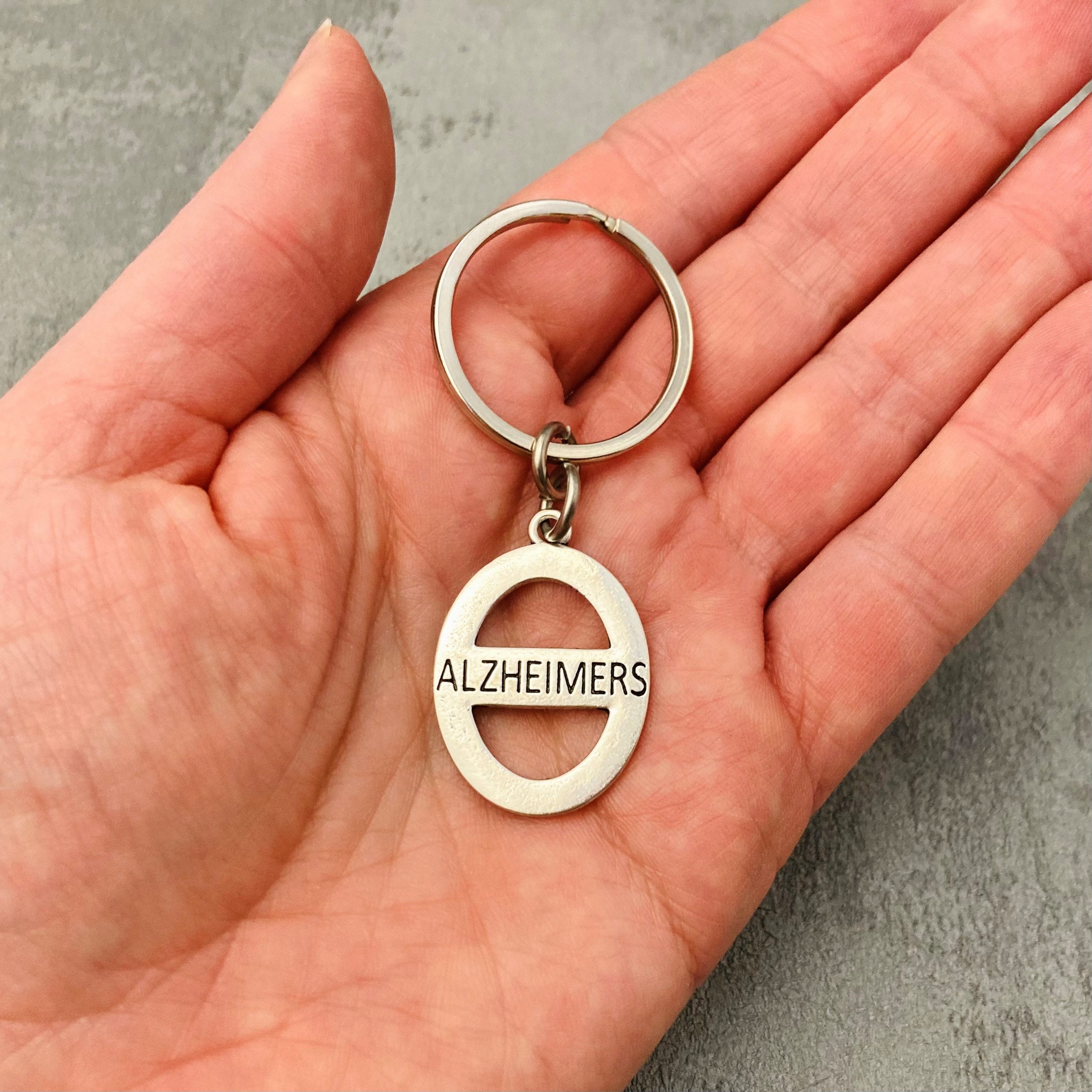 Alzheimers Keychain Dementia Medical Alert ID Keyring - Etsy UK