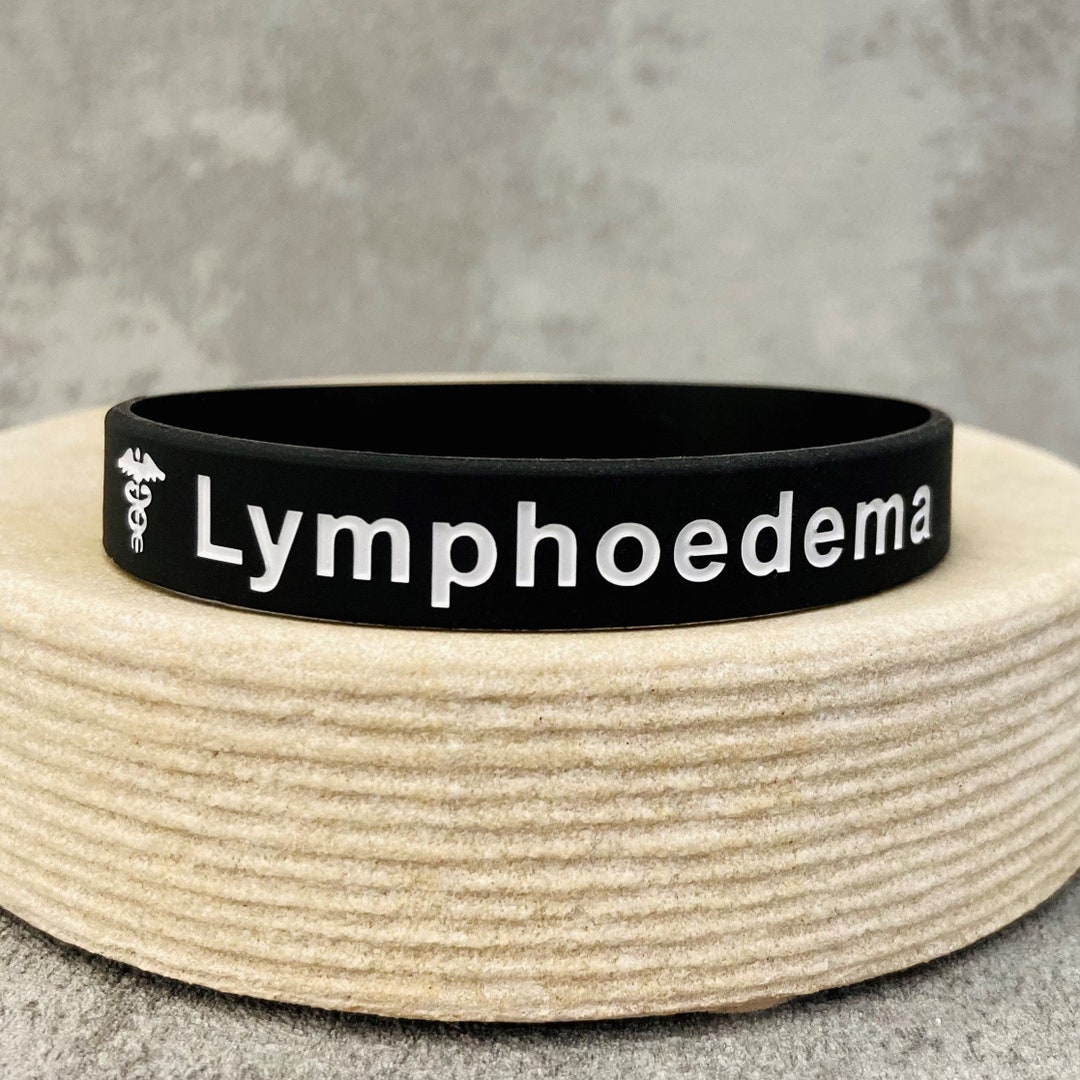 Lymphoedema Medical Alert Wristband, Latex-free Silicone - Etsy
