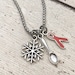 Multiple Sclerosis MS Awareness Necklace Orange Ribbon Spoon - Etsy