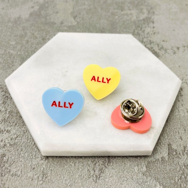 Lgbt Ally Pin Etsy