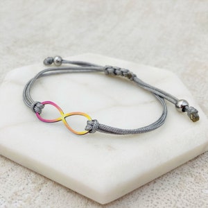 Autism Rainbow Infinity Jewellery for ASD Aspergers Support Awareness ...