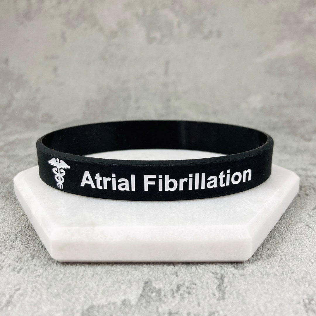 Medical Bracelet for AFIB Heart Awareness Wristband Irregular ...