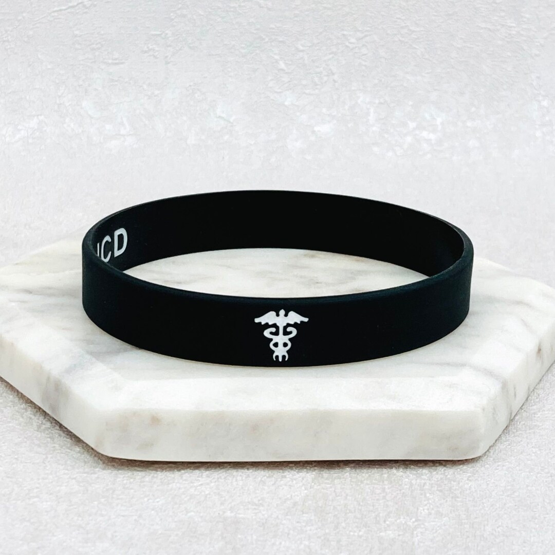 ICD Medical Bracelet Hidden Message Wristband SICD Heart Implant ...