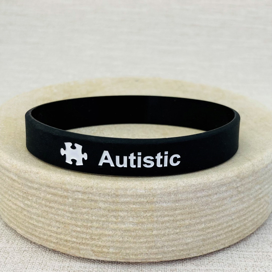 Casual Unisex Wristband for Autism Medical ID Bracelet Autistic ...