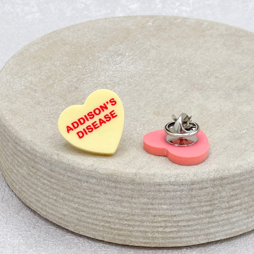 Addison's Disease Awareness Pin for Men Women Ladies Support Adrenal ...