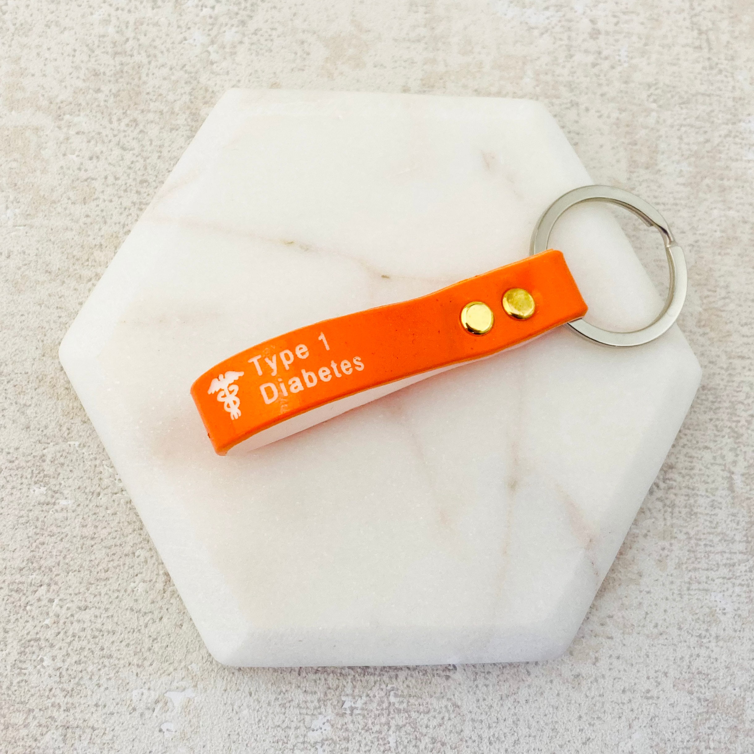T1 Diabetes Recycled Silicone Keychain, Awareness Jewelry - Etsy