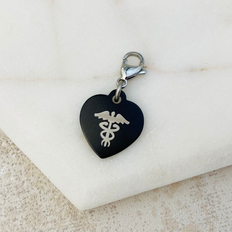 Medical Alert Charm - Etsy