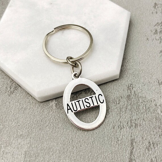 Craft Supplies & Tools Findings Gift Autism Aware Keyring I Am Autistic ...