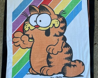 Rainbow Garfield - Etsy