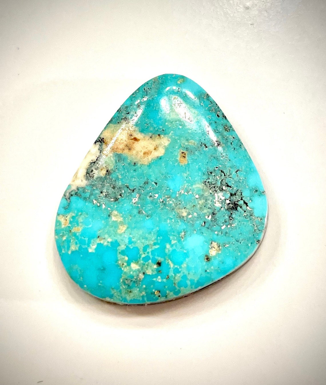 Stormy Mountain Turquoise Cab Natural Stone Rare Gem Blue Cabochon 30.5 ...