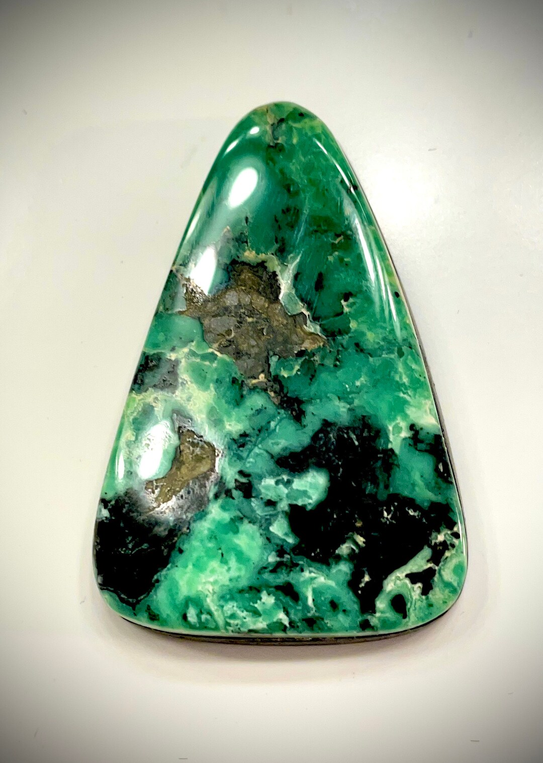 Pixie Turquoise Cab Large Natural Stone Rare Gem Green Faustite ...