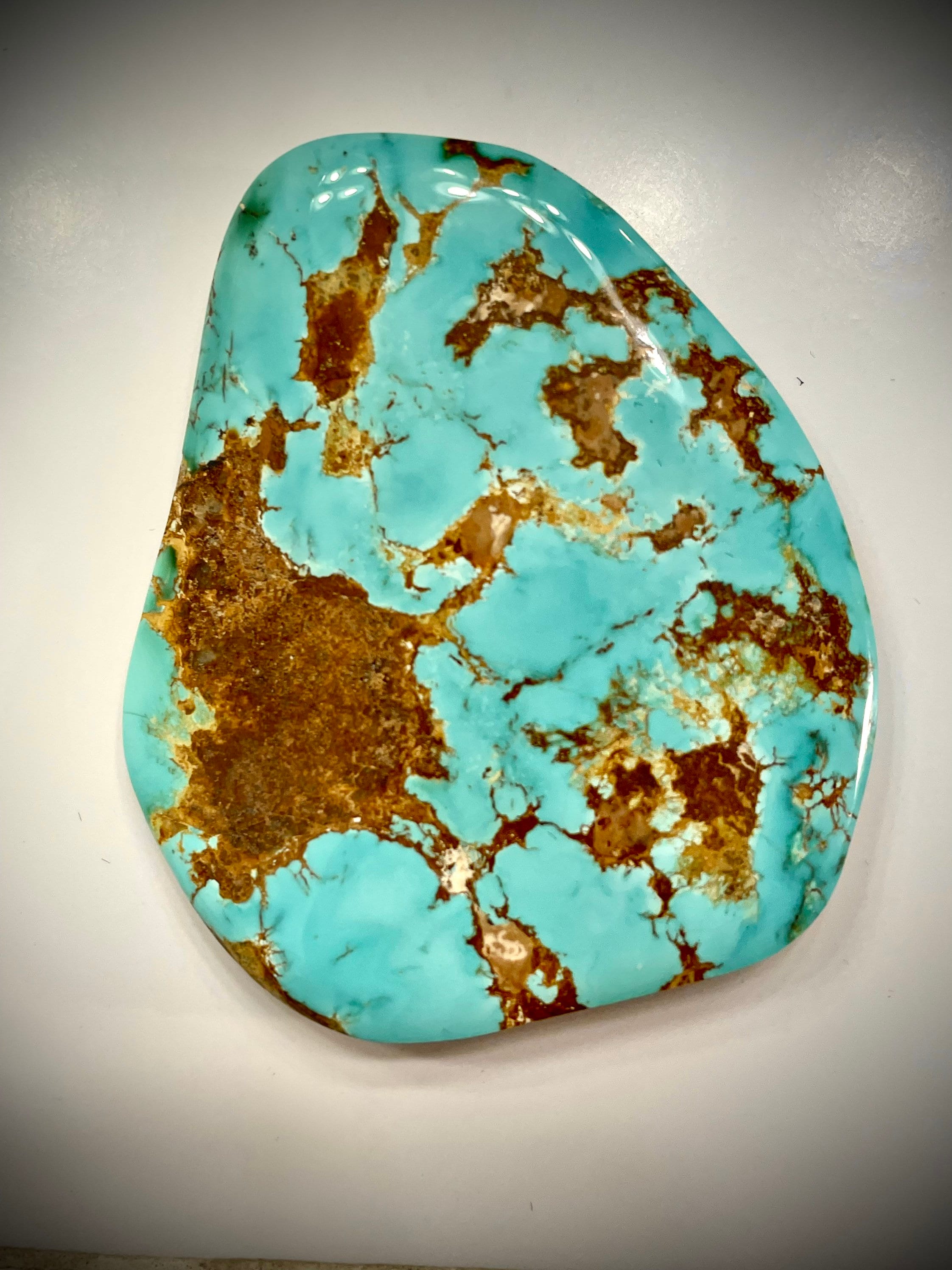 Royston Turquoise Cab Huge Natural Gem Stone High Grade Royal Blue ...