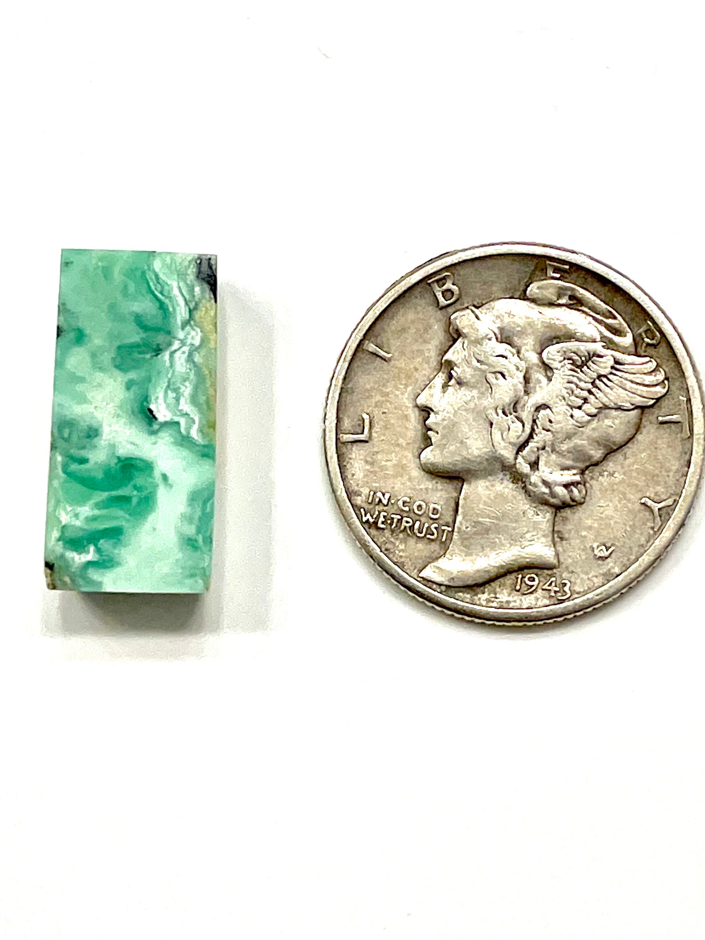 Pixie Turquoise Natural Rare Gem Green Faustite Cabochon 6.2 CTS - Etsy