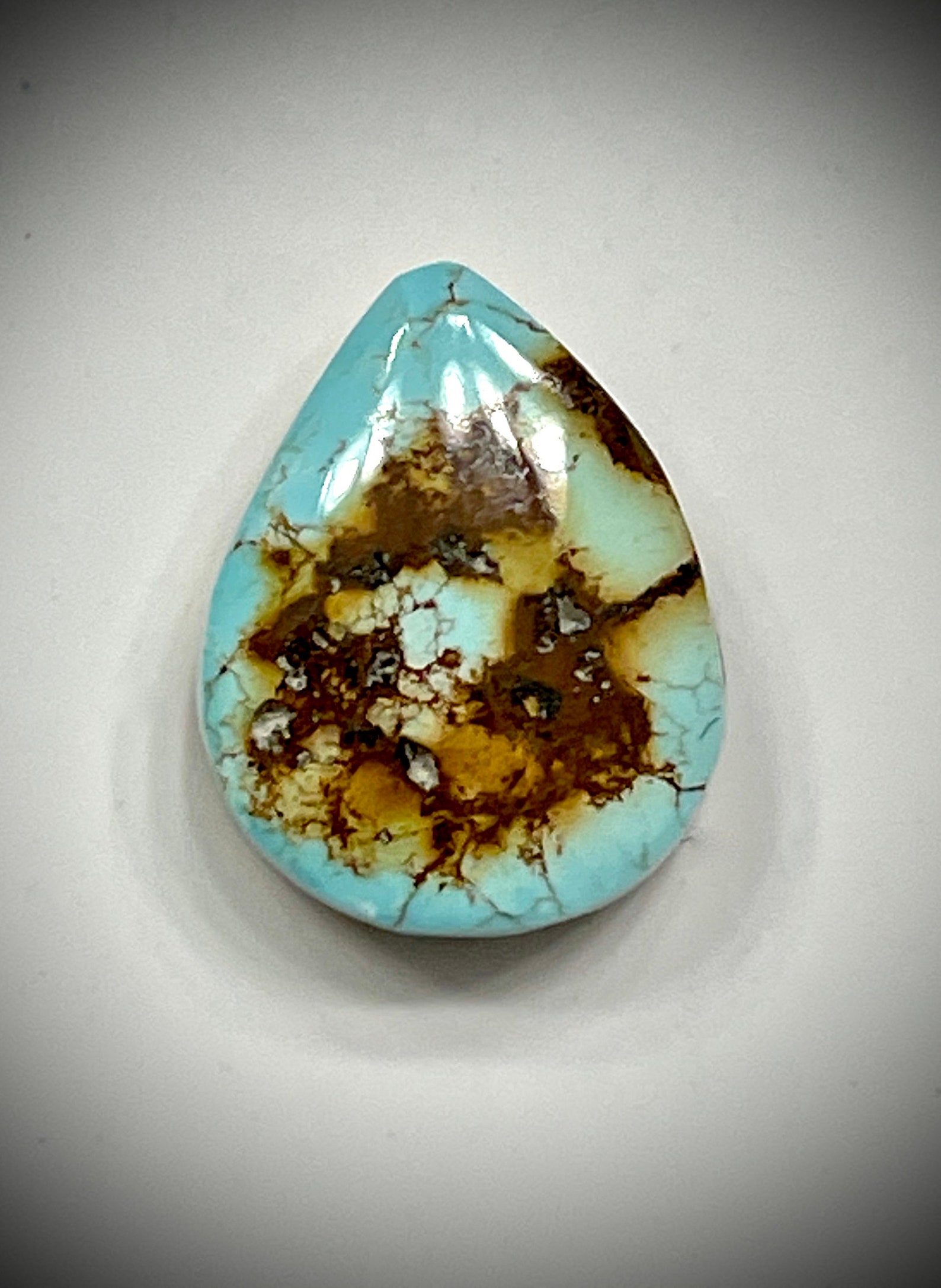 Royston Turquoise Royal Blue Mine Natural Gem Cab High Grade Cabochon 6 ...
