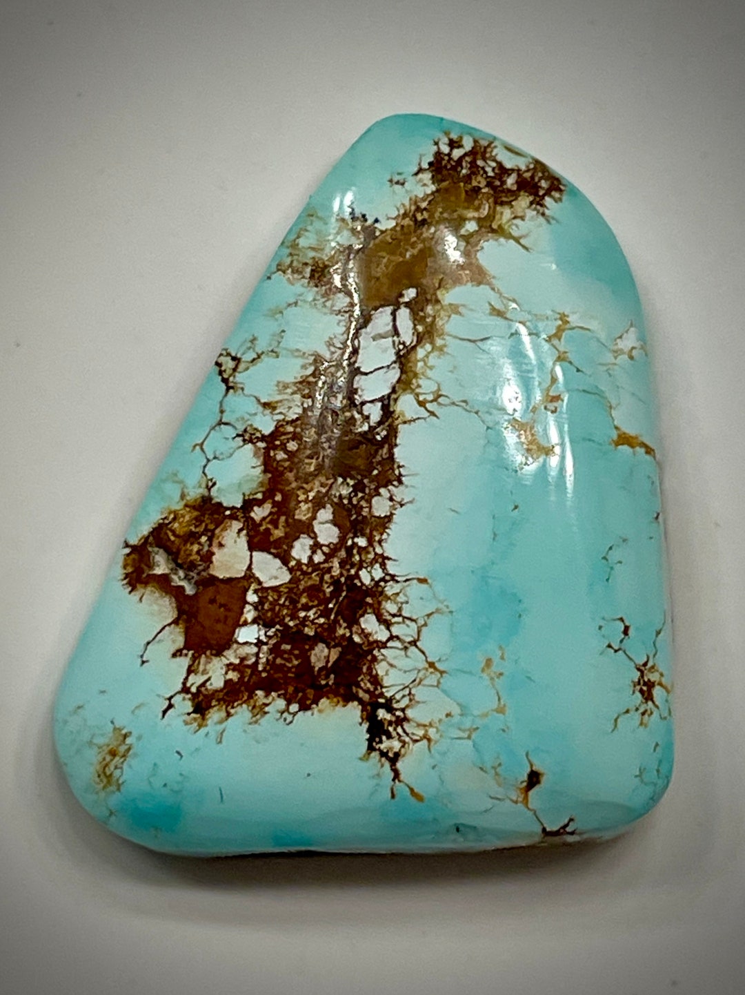 Royston Turquoise Royal Blue Mine Natural Gem Cab High Grade Cabochon ...