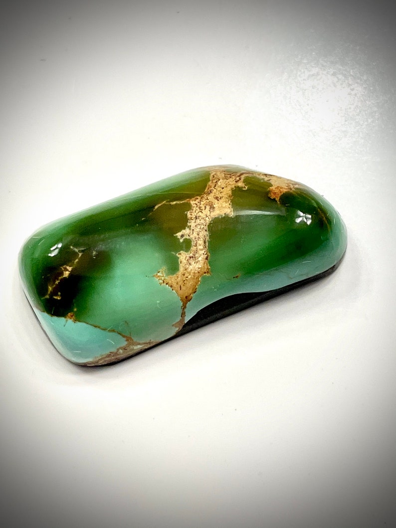 Royston Turquoise Cab Specimen Stone Large Natural Translucent Military ...