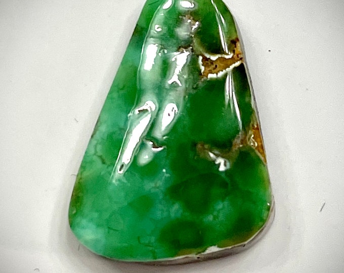 Carico Lake Turquoise Cab Natural Gem Faustite Lime Green Cabochon 8.2 ...