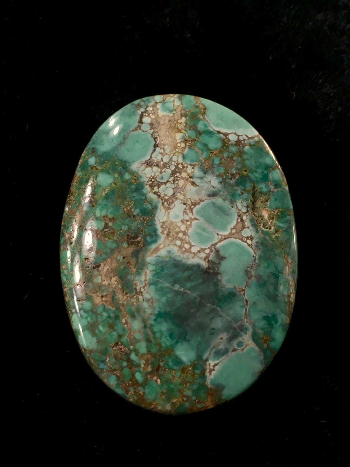 Damele Turquoise Large Natural Green Gem High Grade Cabochon 124.5 CTS ...