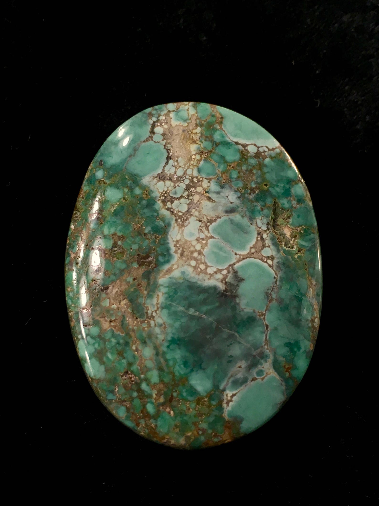 Damele Turquoise Large Natural Green Gem High Grade Cabochon 124.5 CTS ...